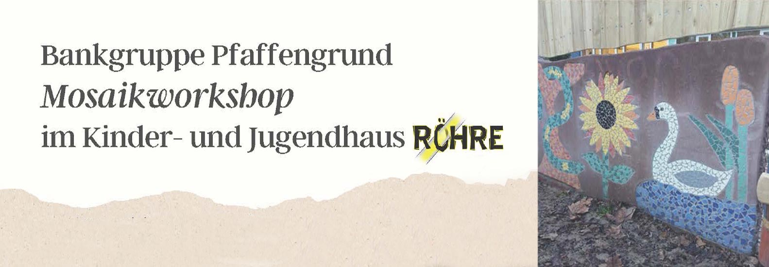 Mosaikworkshop im Kinder- und Jugendhaus RÖHRE - Arbeiterwohlfahrt ...